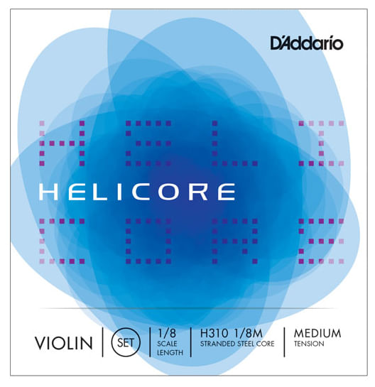 D'Addario Helicore Violin Single E String - 1/8 Scale, Medium Tension ...