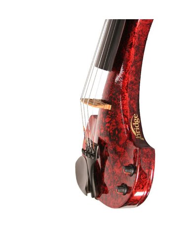 Violin Electric Bridge Aquila EV4 4/4 Outfit Red Marble - Cosmo Music