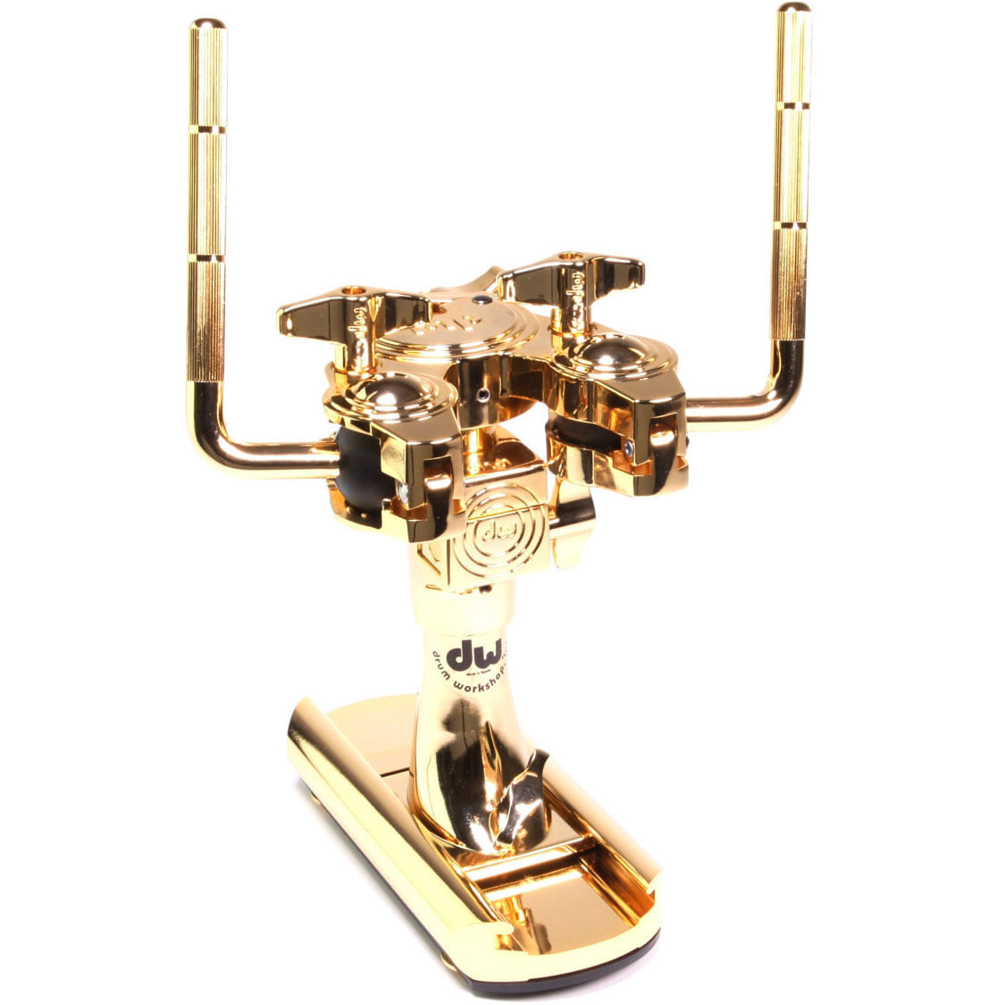 DW 9900BD Bass Drum Double Tom Mount - Gold - Cosmo Music