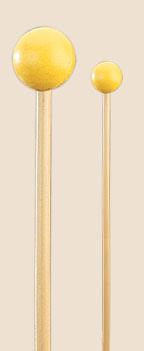 Musser Rubber Mallets with Rattan Handle - Medium-Soft - Cosmo Music
