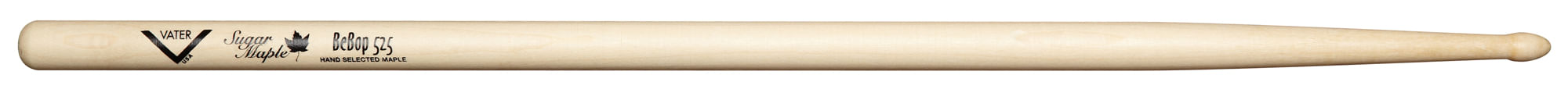 Vater Sugar Maple BeBop 525 Drum Sticks - Small Tip - Cosmo Music