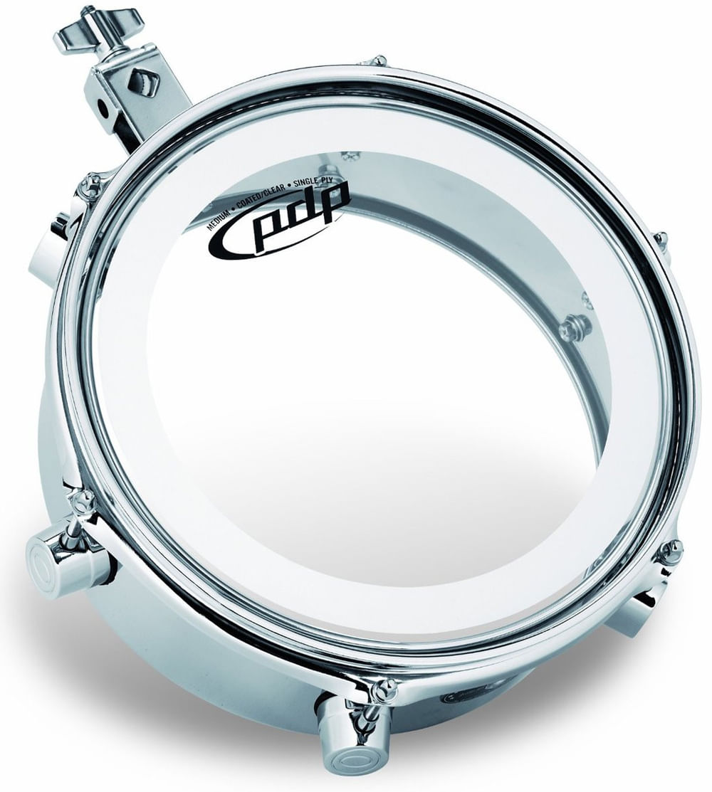 PDP Mini Timbale - 4"x8", Chrome Over Steel - Cosmo Music