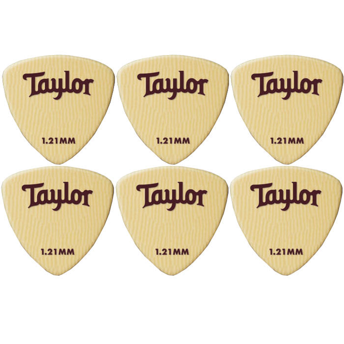 Taylor Picks - Premium Darktone 346, Ivoroid, 1.21 mm, 6 Pack - Cosmo Music