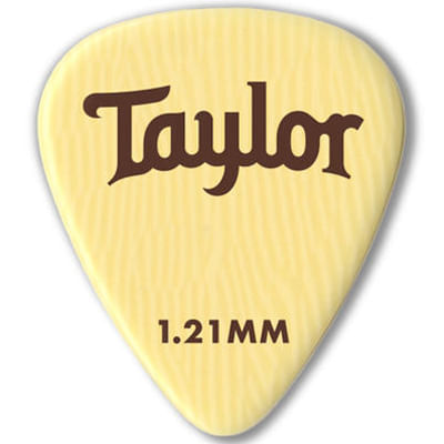 Taylor Picks - Premium Darktone 346, Ivoroid, 1.21 mm, 24 Pack - Cosmo ...