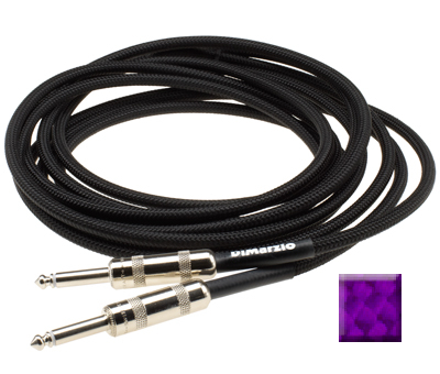 DiMarzio 10ft Overbraid Purple Guitar/Instrument Cable - EP-1710PU ...