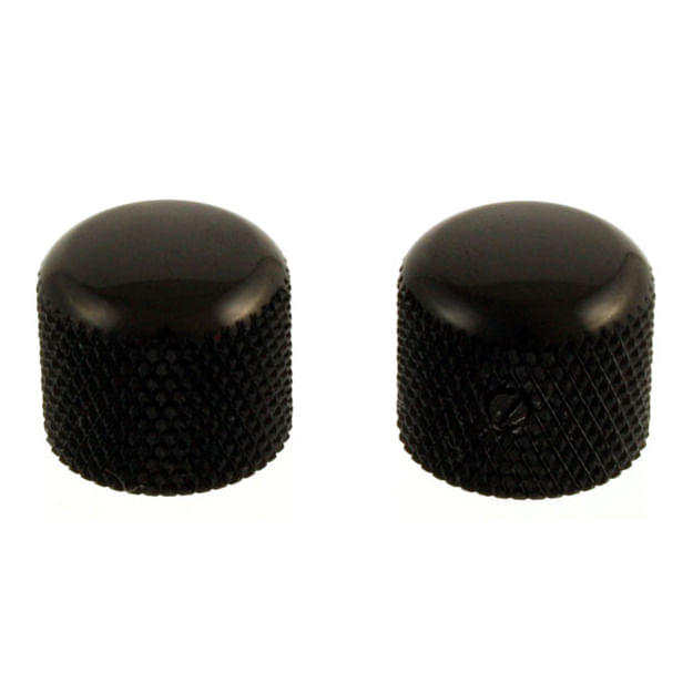 Dome Knobs - Black, Short - Cosmo Music