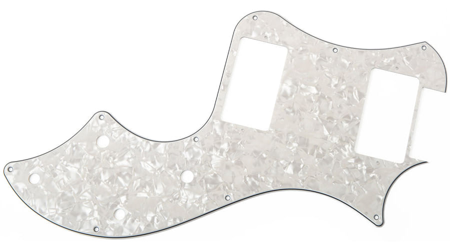 PRS Singlecut Standard S2 Pickguard - 3-Ply Pearloid/Black/White ...