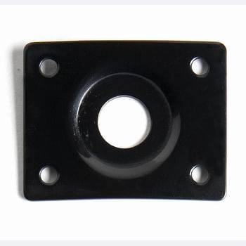 Rectangular Jackplate - Black - Cosmo Music