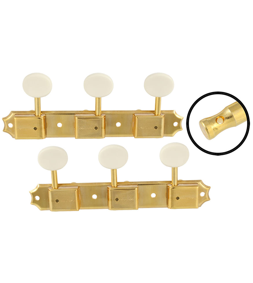 Vintage Style Keys - 3x3, Gold - Cosmo Music