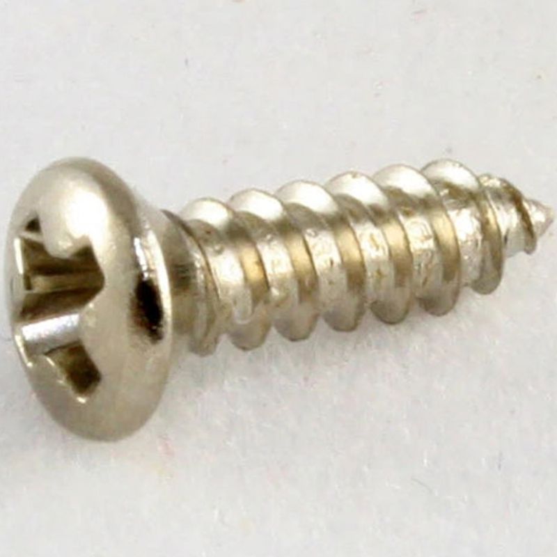 Allparts GS-0050 Gibson Size Pickguard Screws - Stainless Steel, 100 ...
