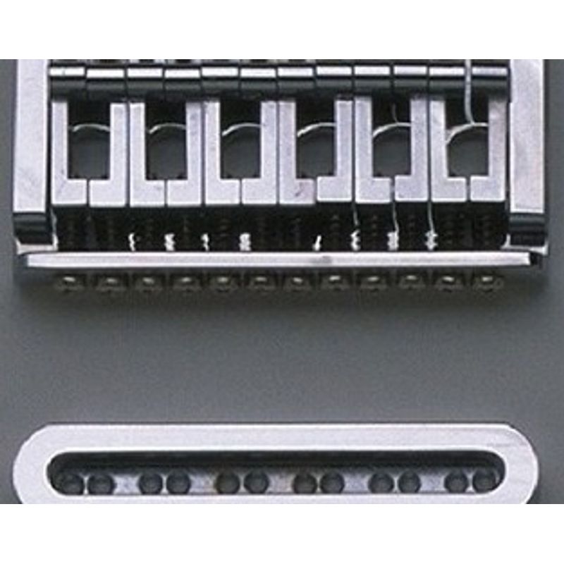 Allparts 12 String Bridge - Chrome - Cosmo Music