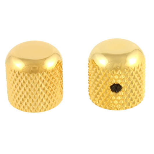 Allparts Dome Knobs Gold Flattened Top Cosmo Music