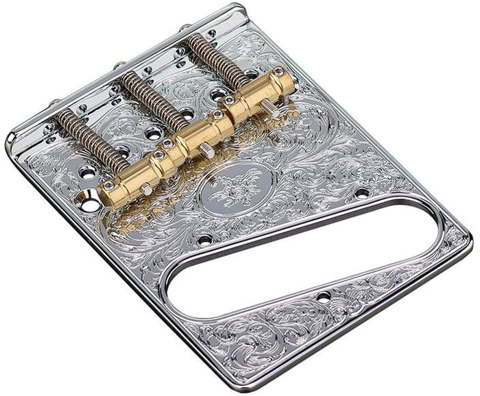 AllParts Gotoh In-Tune Engraved Bridge for Telecaster - Cosmo Music