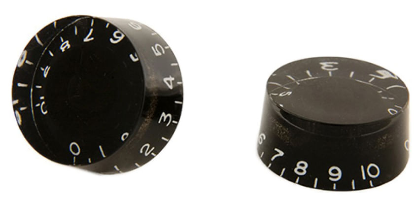 Gibson Speed Knobs - Black, 4 Pack - Cosmo Music