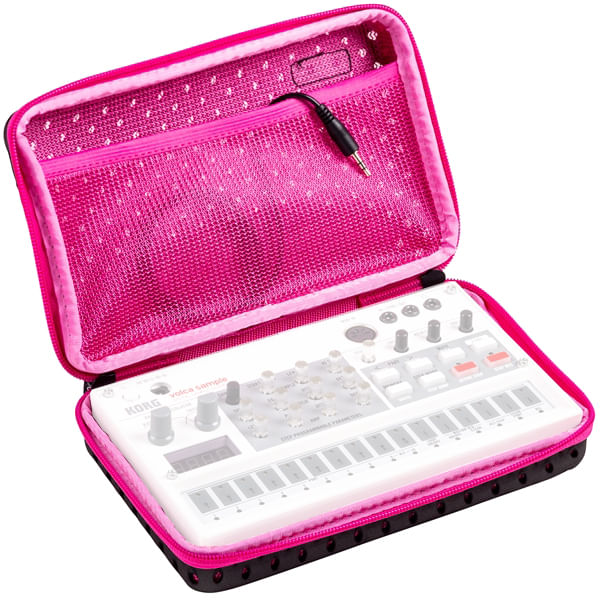 Korg Sequenz Volca Synthesizer Case - Black/Pink - Cosmo Music