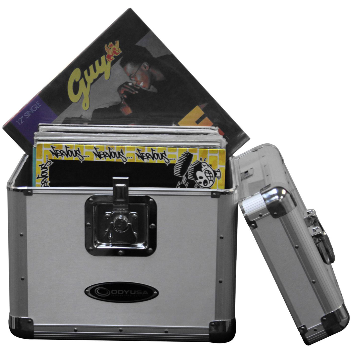 Odyssey KROM Series Record/Utility Case - Silver - Cosmo Music