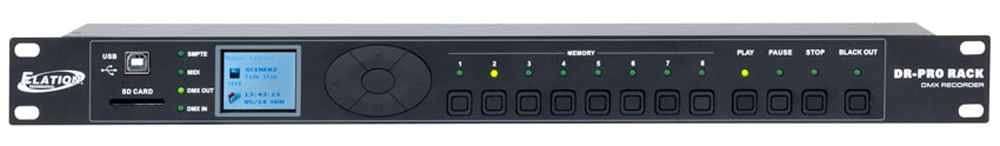 Elation Professional DR-PRO Rack DMX Recorder - Cosmo Music