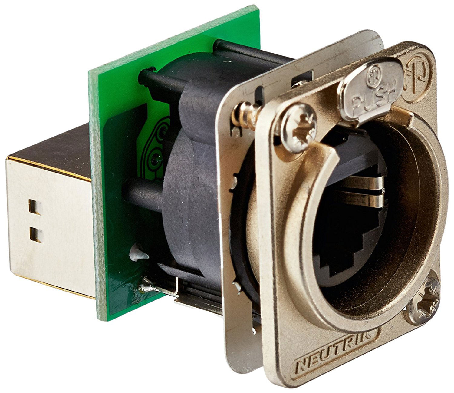 Neutrik NE8FDP etherCON Chassis Connector - RJ45 Feedthrough - Cosmo Music