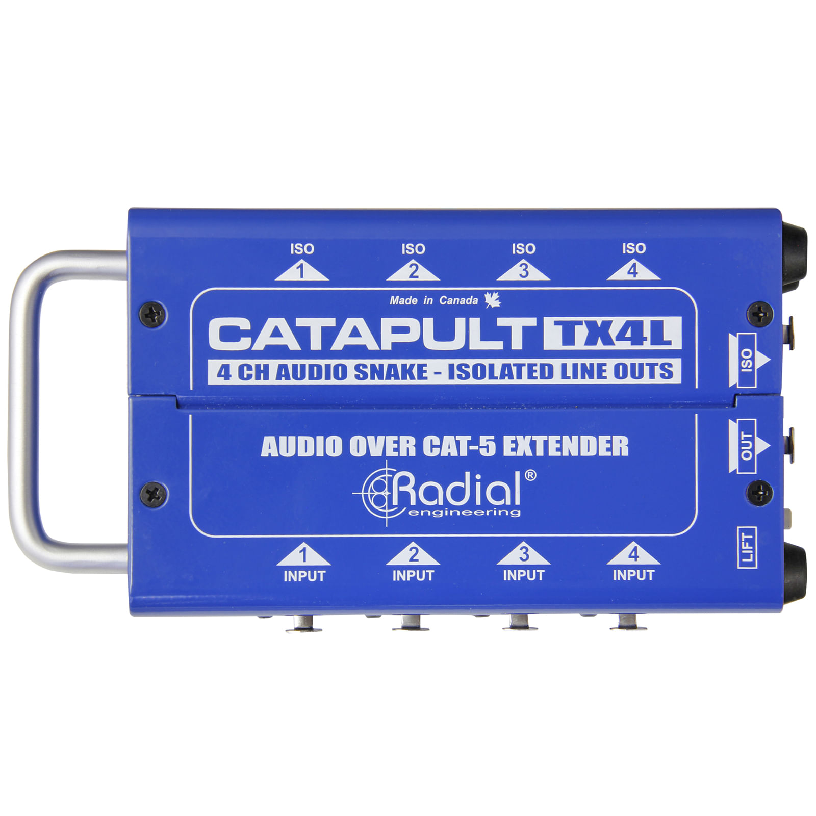 Radial Catapult TX4L Cat 5 Analog Snake - Cosmo Music
