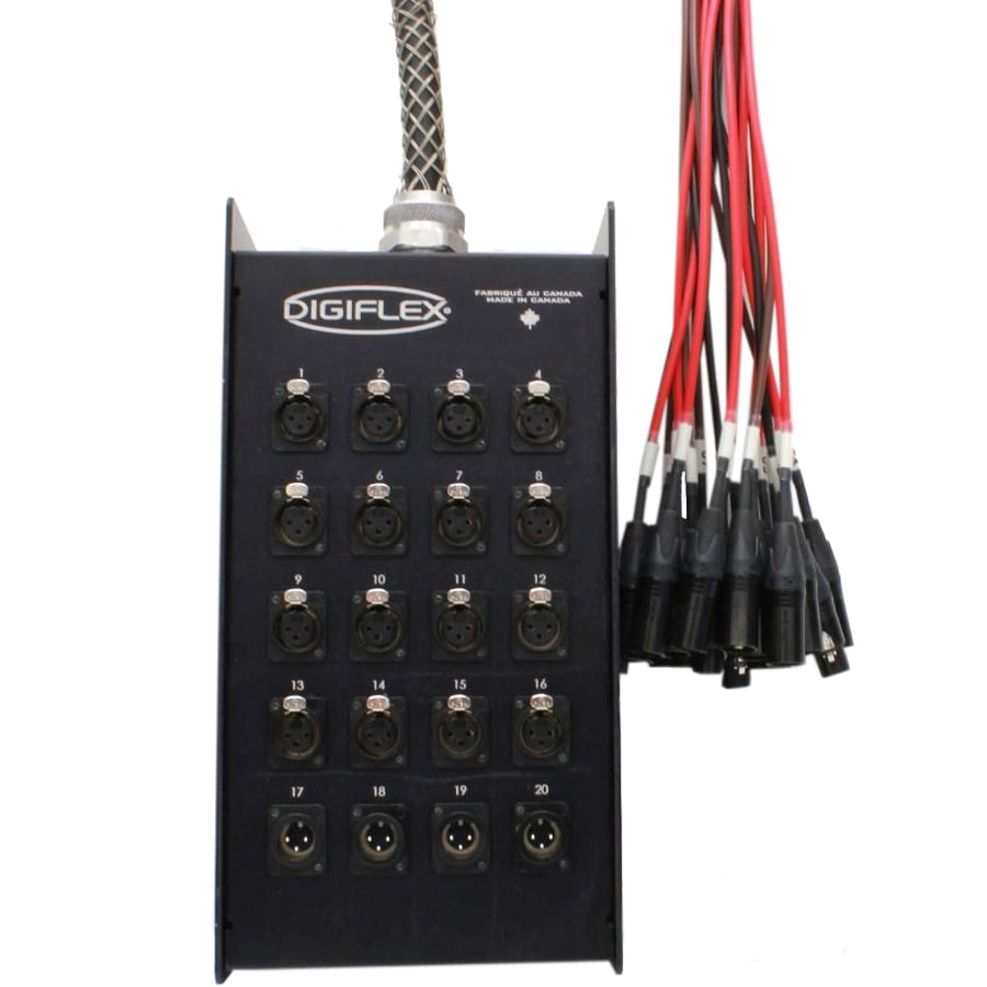 Digiflex DRP Series 16 Channel XLR Snake - 4 Return - Cosmo Music