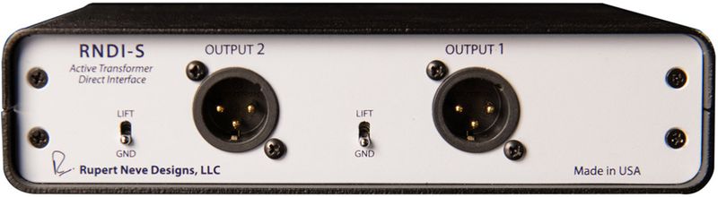 Rupert Neve Designs RNDI-S Stereo Active Transformer Direct Interface ...