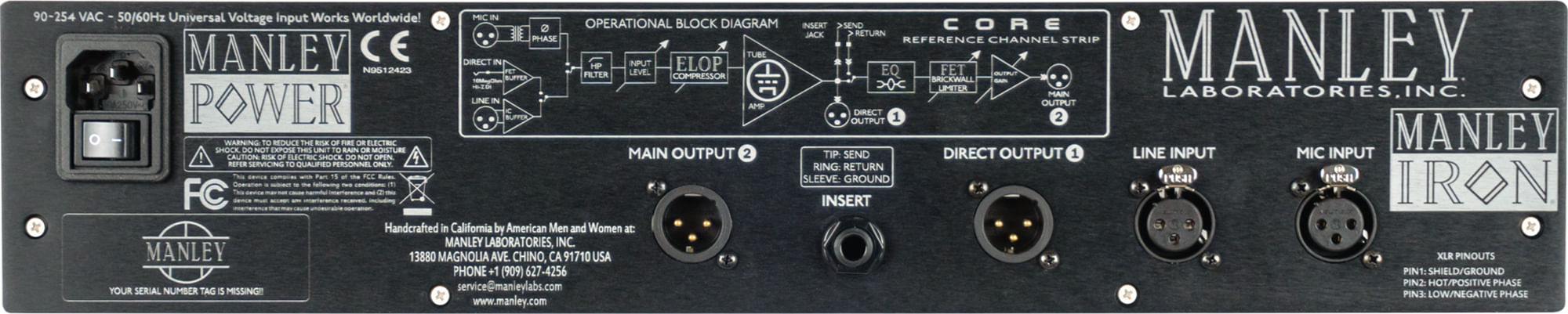 Manley Core Reference Channel Strip | Cosmo Music - Cosmo Music