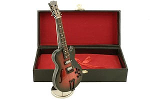 Mini Gibson Electric Guitar with Case - 7" - Cosmo Music