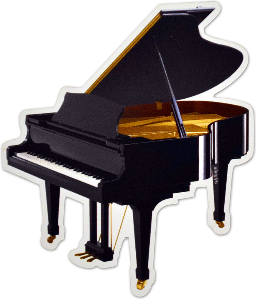 Grand Piano Die Cut Magnet - Cosmo Music
