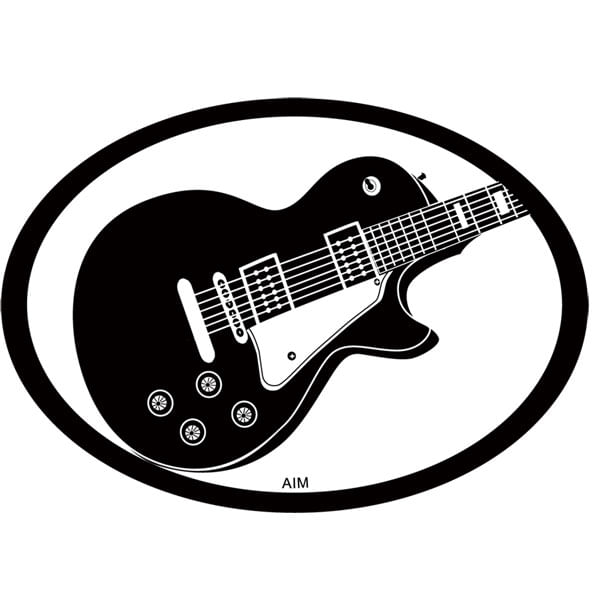 Single-Cut Electric Guitar Oval Maganet - Cosmo Music