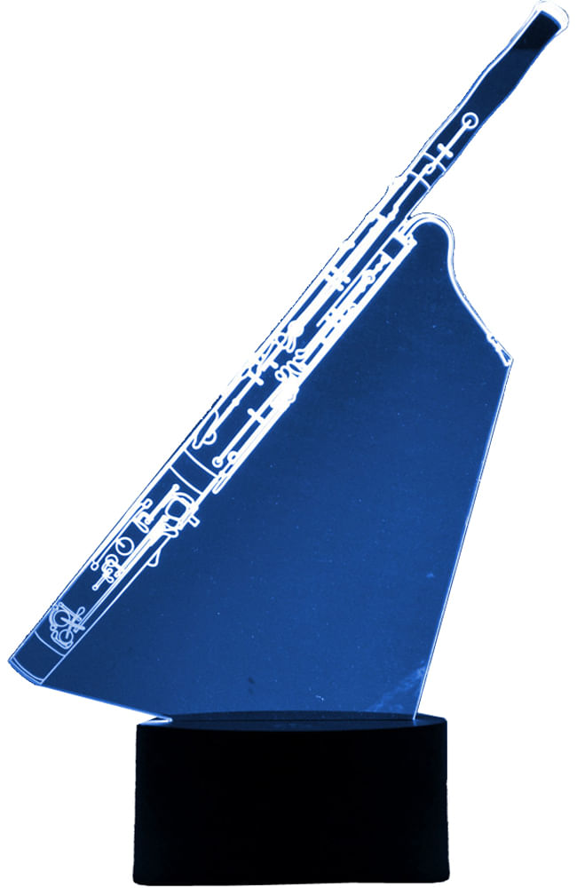 3D Bassoon LED Lamp - Cosmo Music