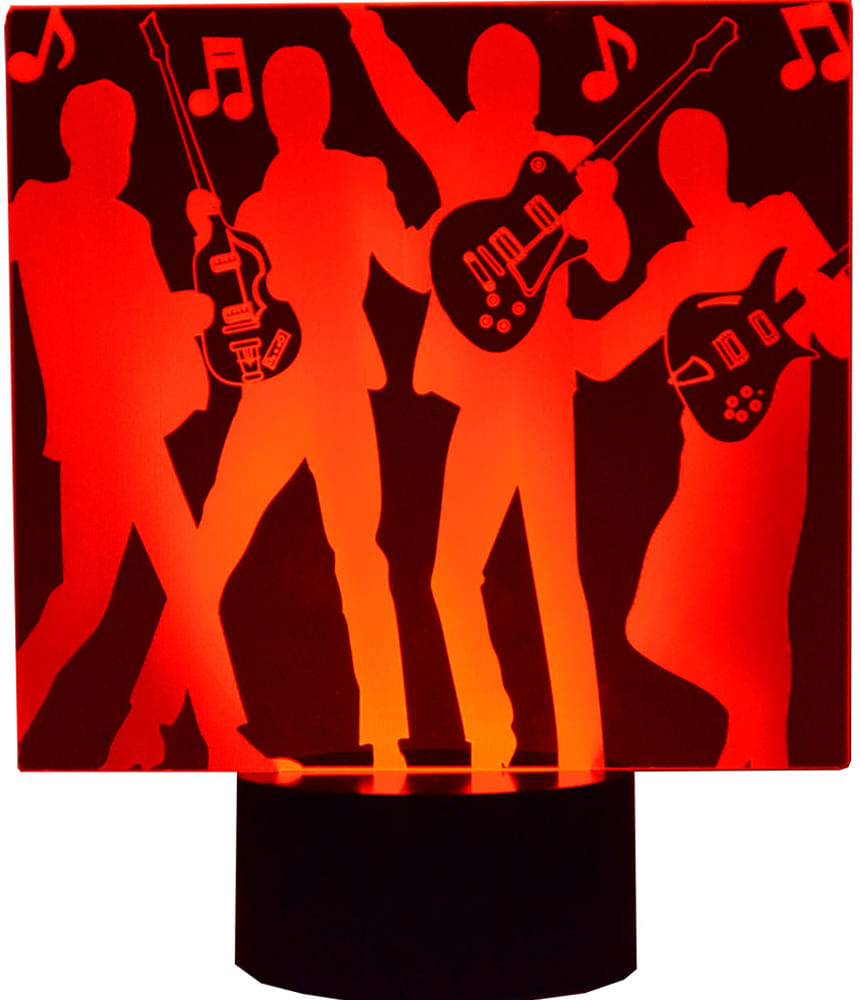 The Beatles Guitars LED Lamp - Cosmo Music