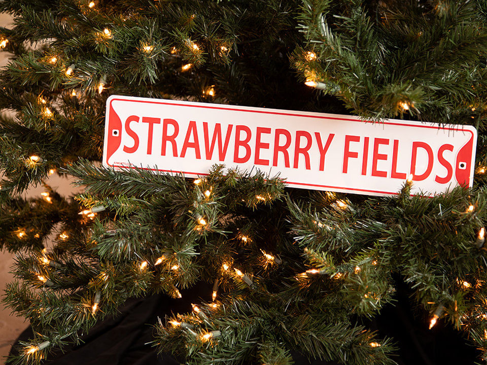 Strawberry Fields Street Sign - Cosmo Music