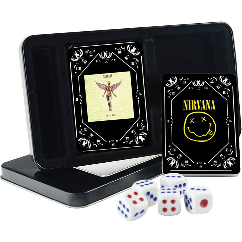 Nirvana Double Deck Playing Card Tin Set - Cosmo Music