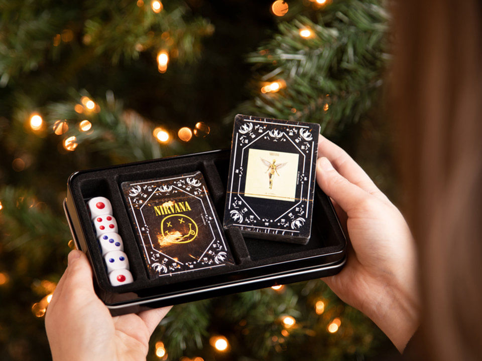 Nirvana Double Deck Playing Card Tin Set - Cosmo Music