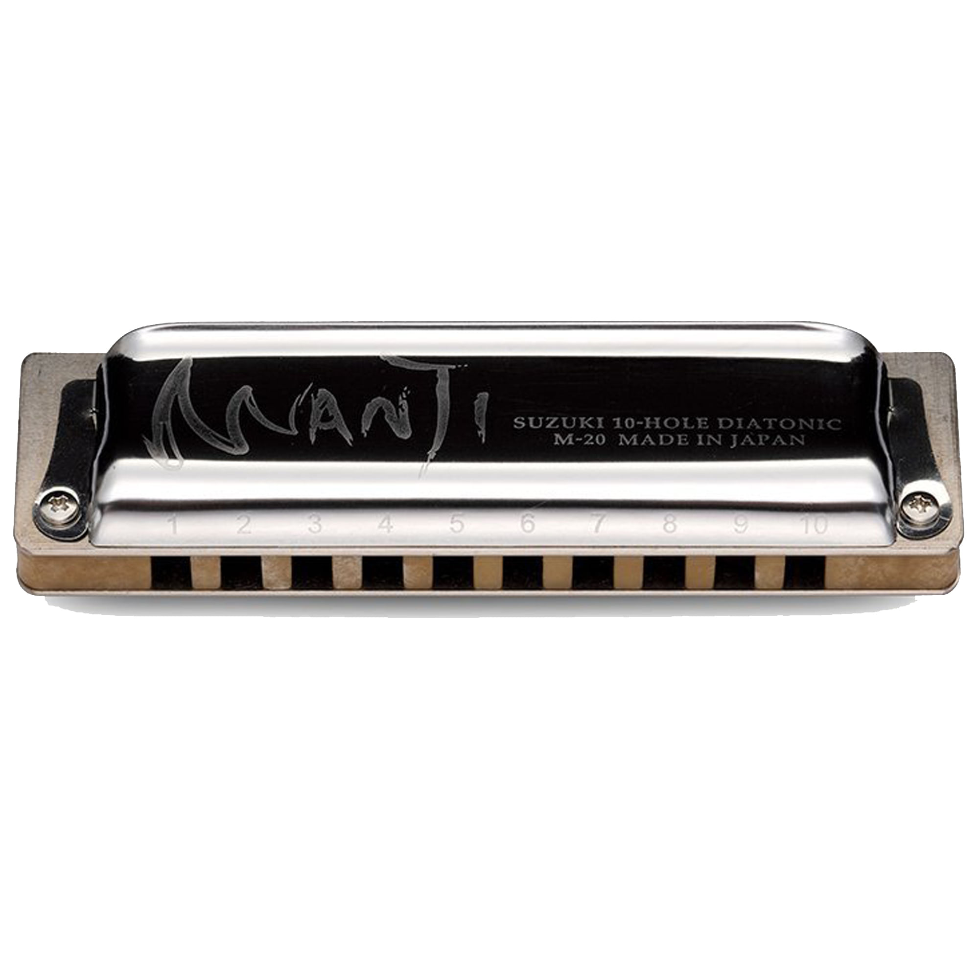 Suzuki Manji 10-Hole Diatonic Harmonica - Bb, Country Tuning - Cosmo Music