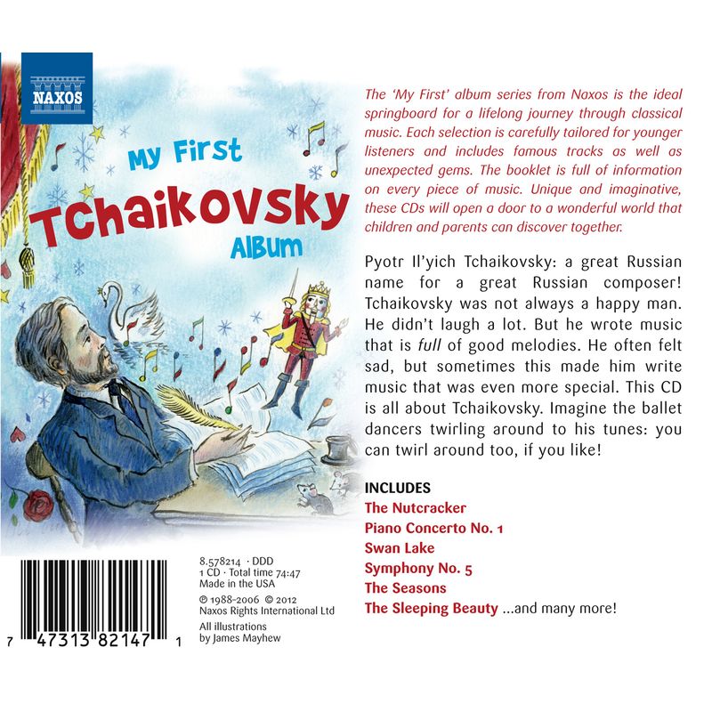 CD My First Tchaikovsky Album - Cosmo Music