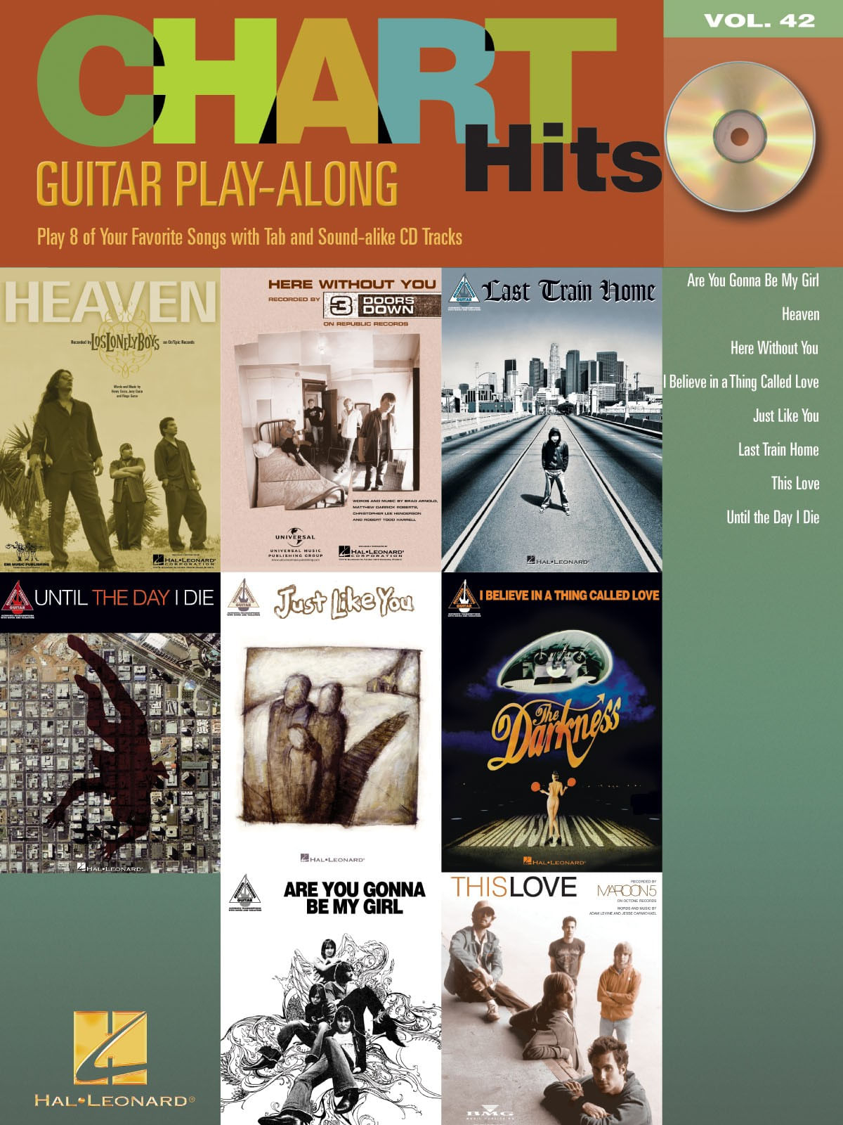 Music Guitar Play Along 42 - Chart Hits - Cosmo Music