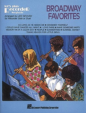 Broadway Favorites for Recorder - Cosmo Music