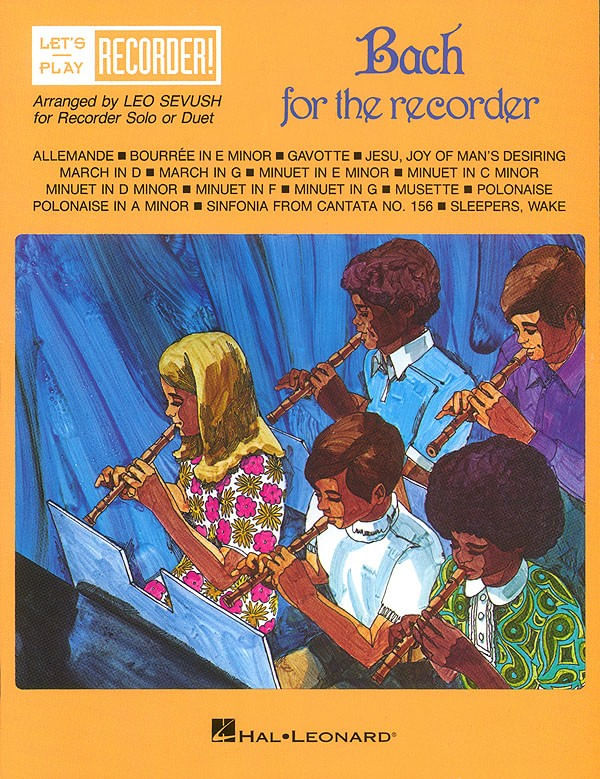 Recorder Bach for Recorder - Cosmo Music