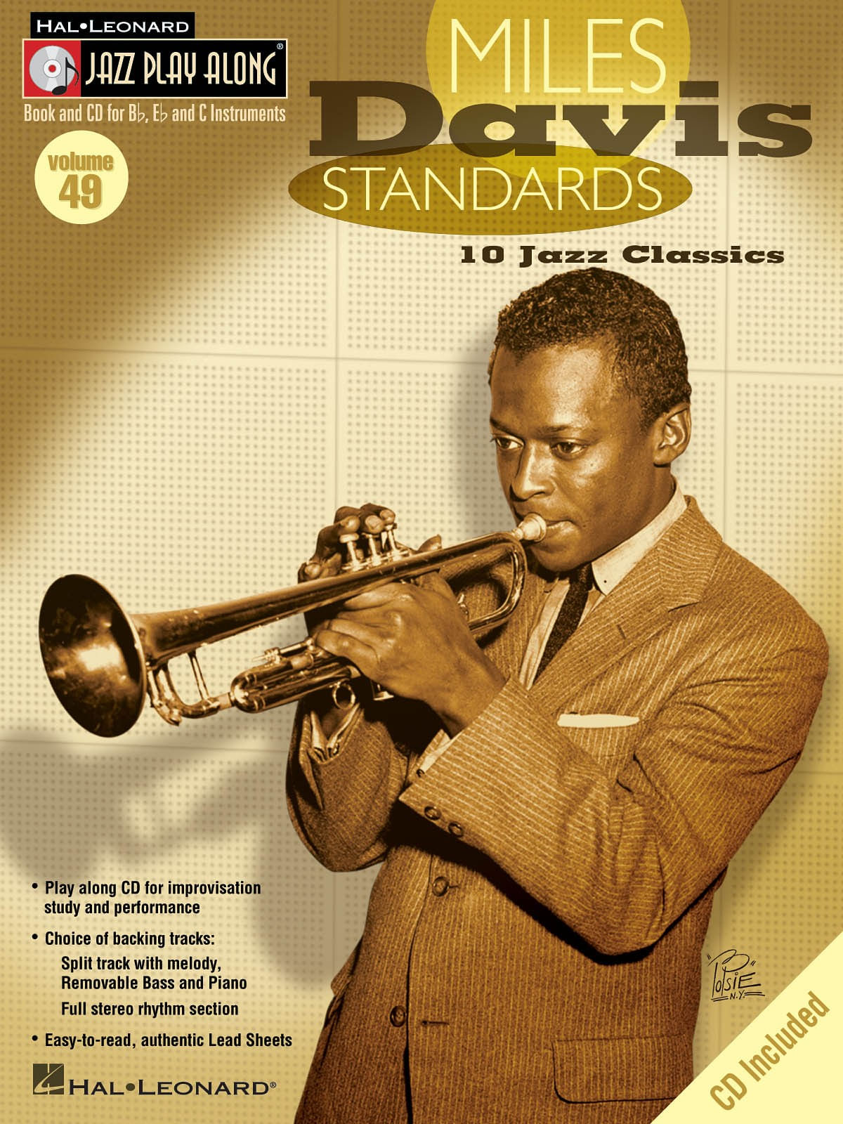 Music Jazz Play Along w/CD Vol.49 - Miles Davis Standards - Cosmo Music