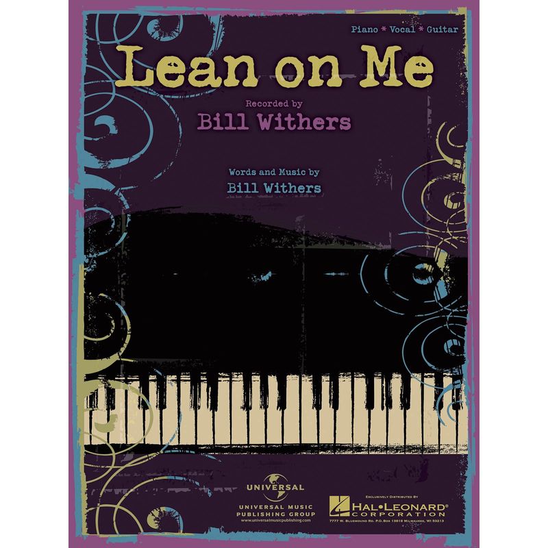 SheetMusic Lean On Me - Bill Withers - Cosmo Music