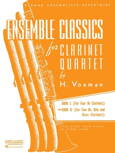 Ensemble Classics for Clarinet Quartets - Book II - Cosmo Music