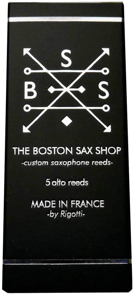 The Boston Sax Shop Alto Saxophone Reeds - 3-1/2, 5 Pack - Cosmo Music