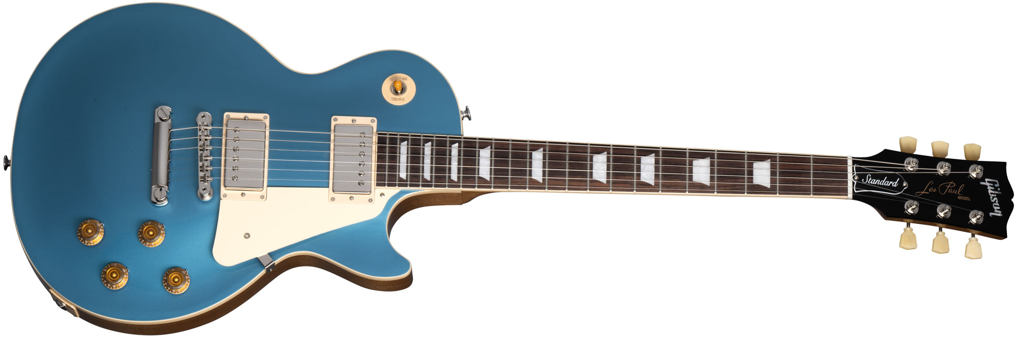 Gibson Les Paul Standard 50s Electric Guitar - Pelham Blue Top - Cosmo ...