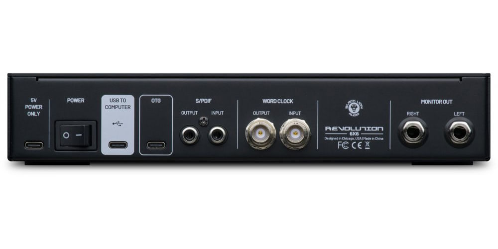 Black Lion Audio Revolution 6x6 USB Audio Interface - Cosmo Music
