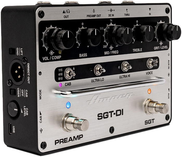 Ampeg SGT-DI Bass Preamp/DI Effect Pedal - Cosmo Music