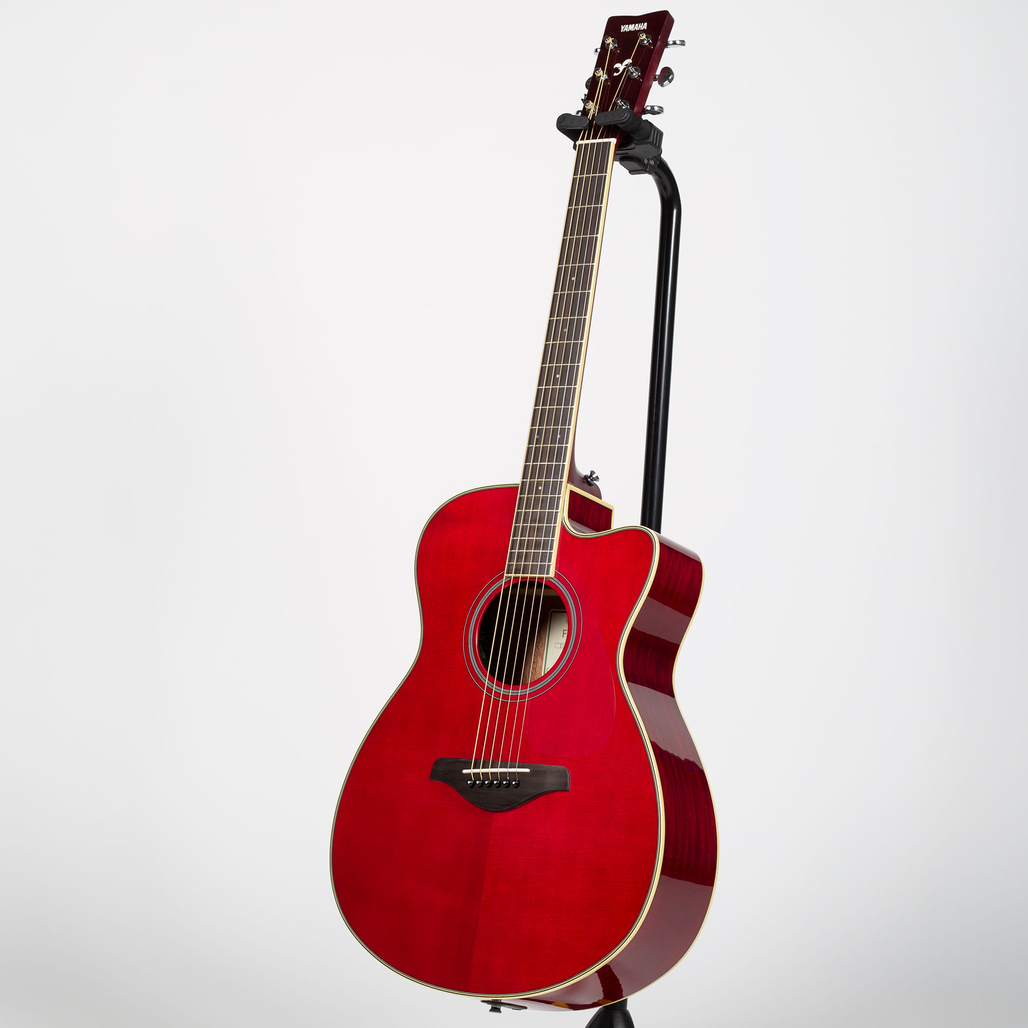 Yamaha Transacoustic Acoustic Electric Guitar Ruby Red Cosmo Music