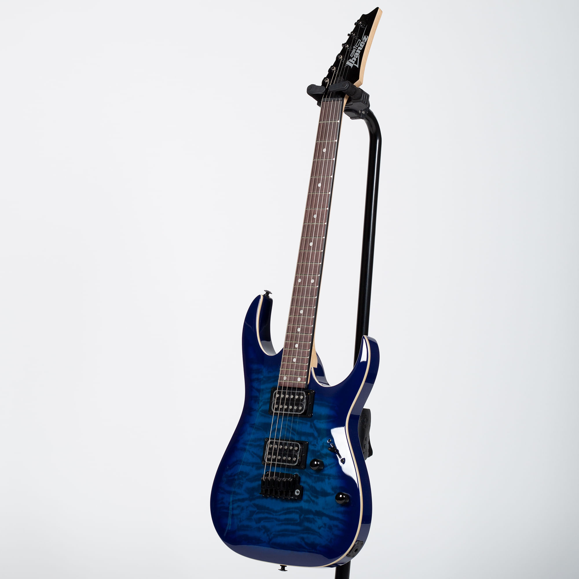 Ibanez GRGA120QA RGA Electric Guitar in Transparent Blue Burst - Cosmo ...