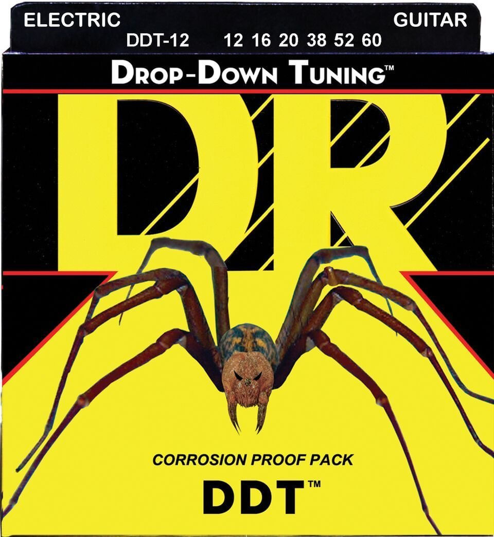 DR Strings DDT-12 Drop Down Tuning Electric Strings - 12-60 - Cosmo Music