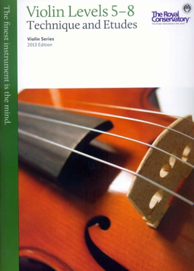 RCM Violin Series, 2013 Edition - Violin Technique & Etudes Levels 5-8 ...
